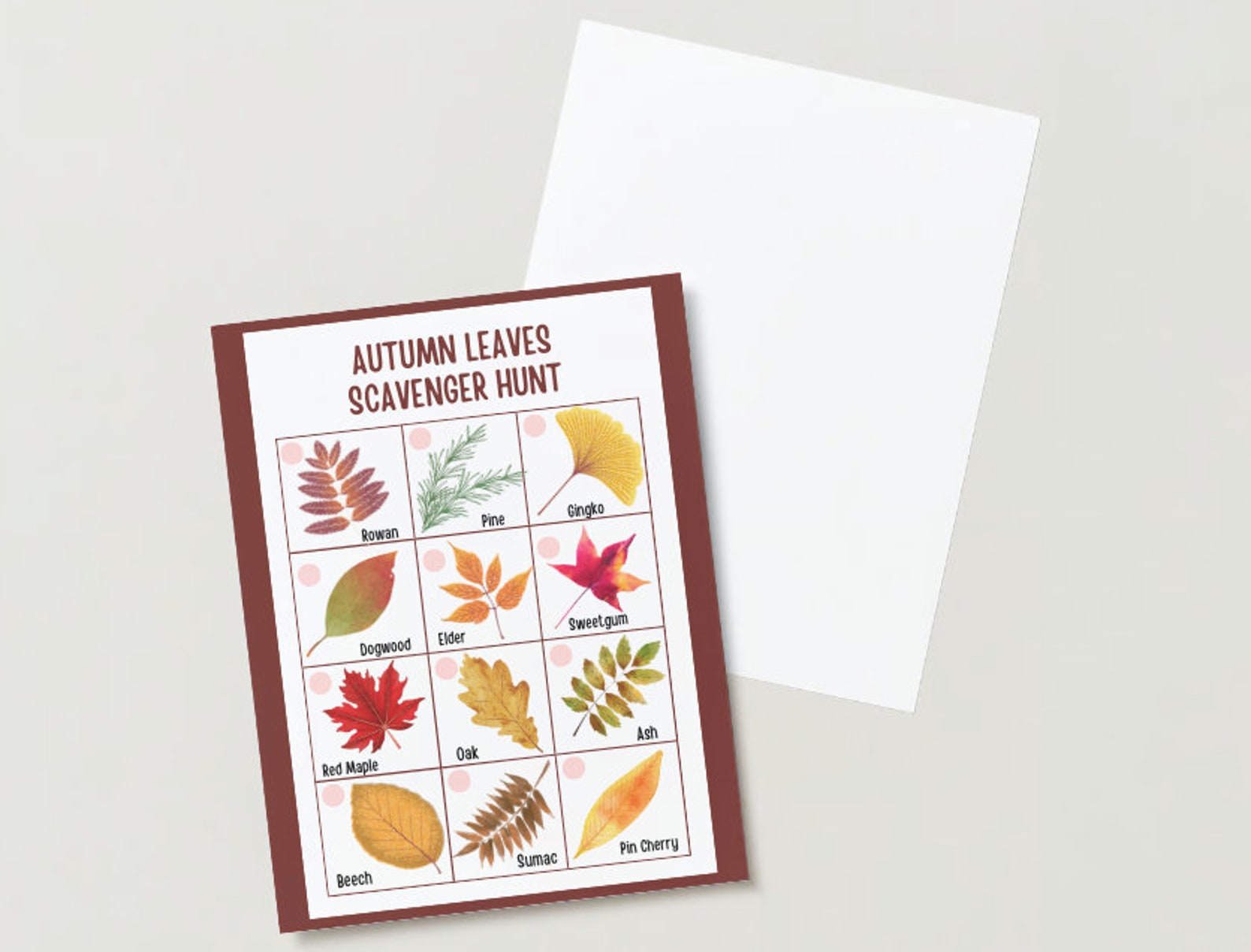 Autumn Leaf Hunt | Scavenger Hunt for Kids | Nature Game | Nature Walk ...