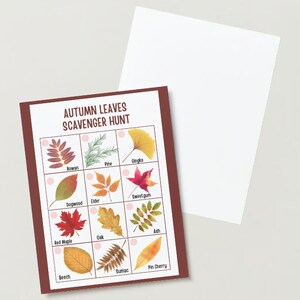 Autumn Leaf Hunt | Scavenger Hunt for Kids | Nature Game | Nature Walk ...