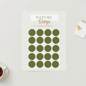 Nature Bingo Game | Bingo Game for Kids | Nature Walk Bingo Game ...