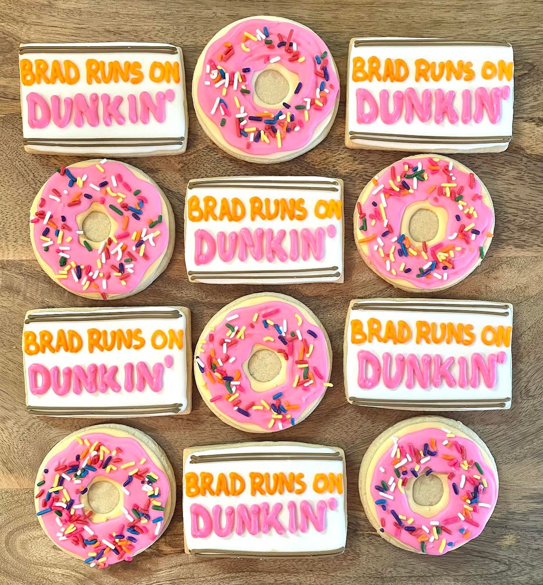 1 Dozen Dunkin' Donut Cookies - Etsy