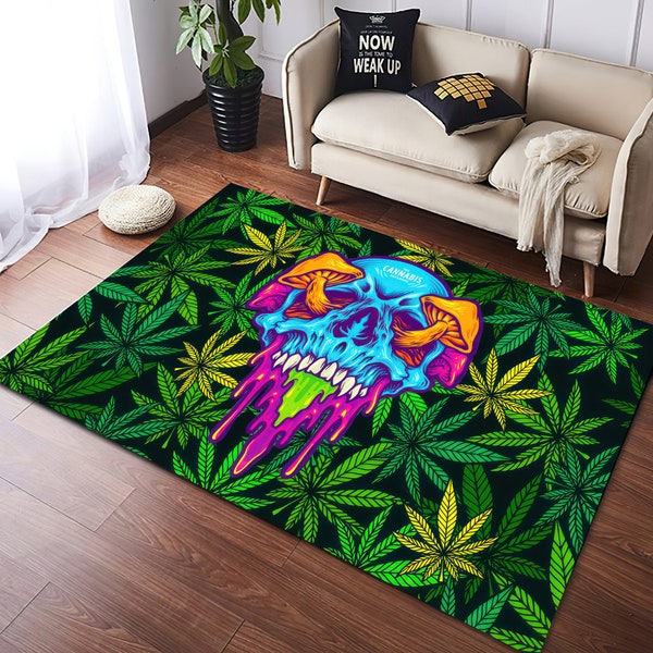 Weed Leaf Rug - Etsy