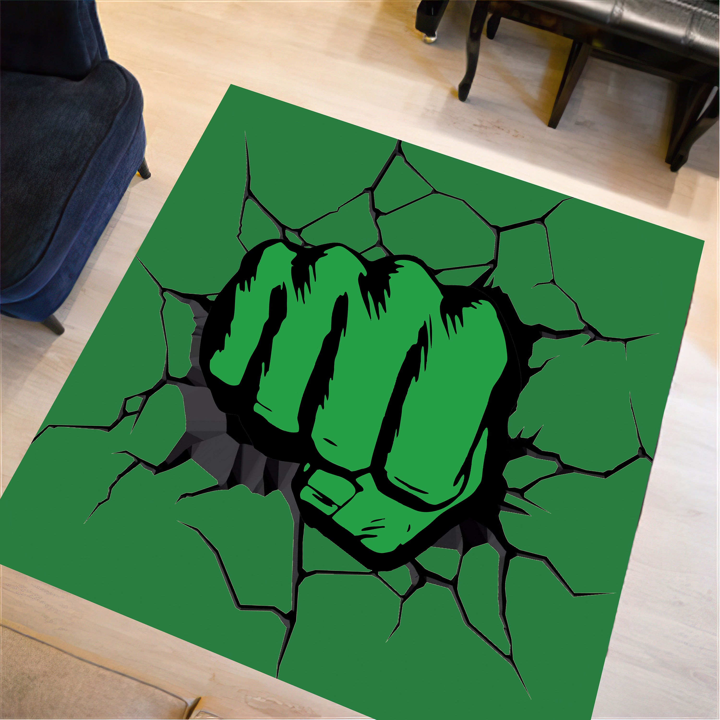 Hulk Rug Hulk Fistkids Room Rug Home Decor Rug Round Rug - Etsy