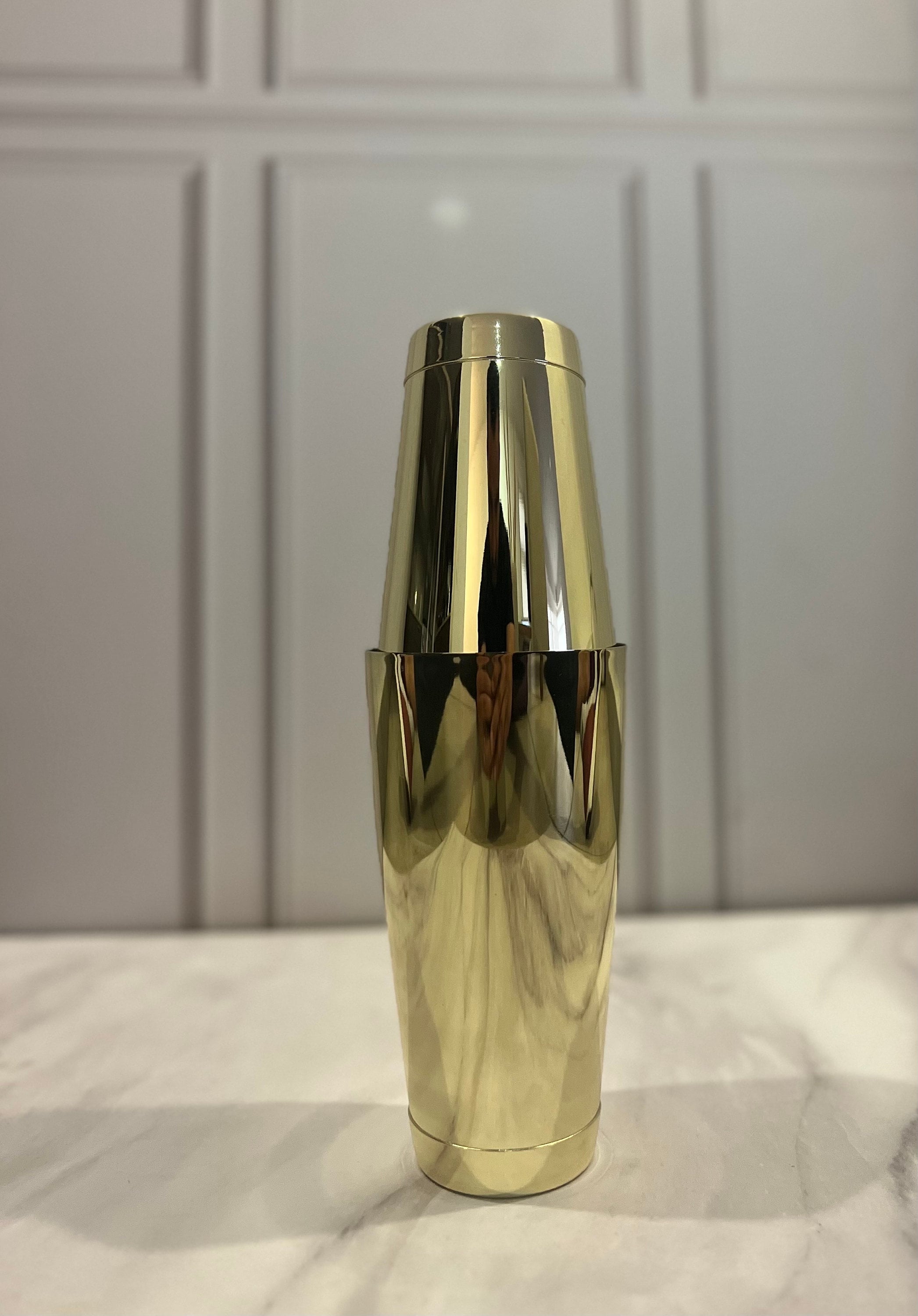 Gold Plated Cocktail Boston Shaker - Etsy