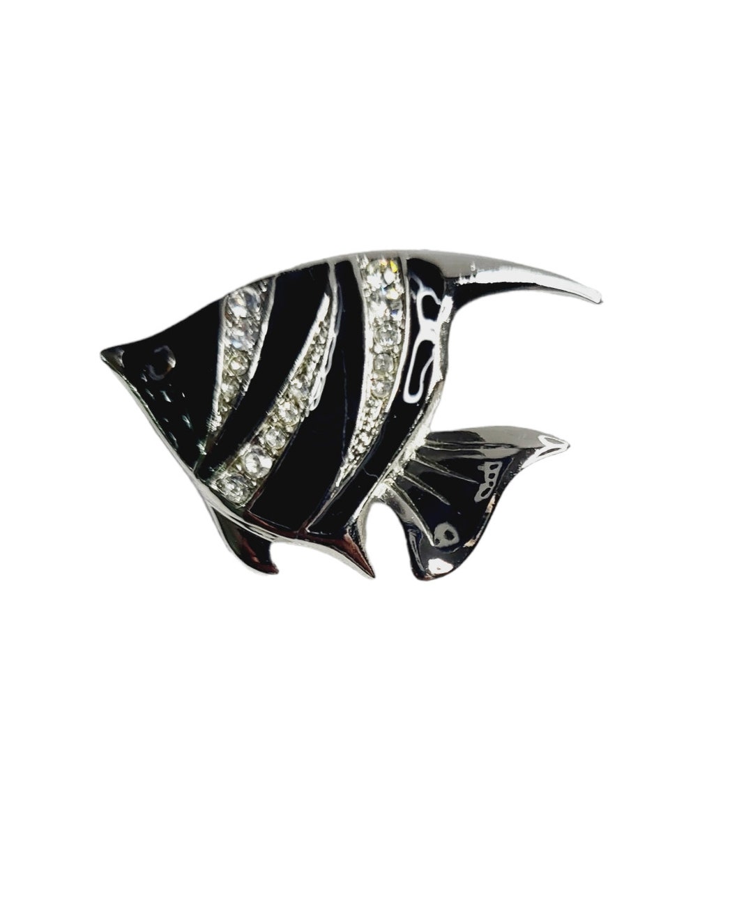 Sealife Fish and Dolphin Broach - Etsy