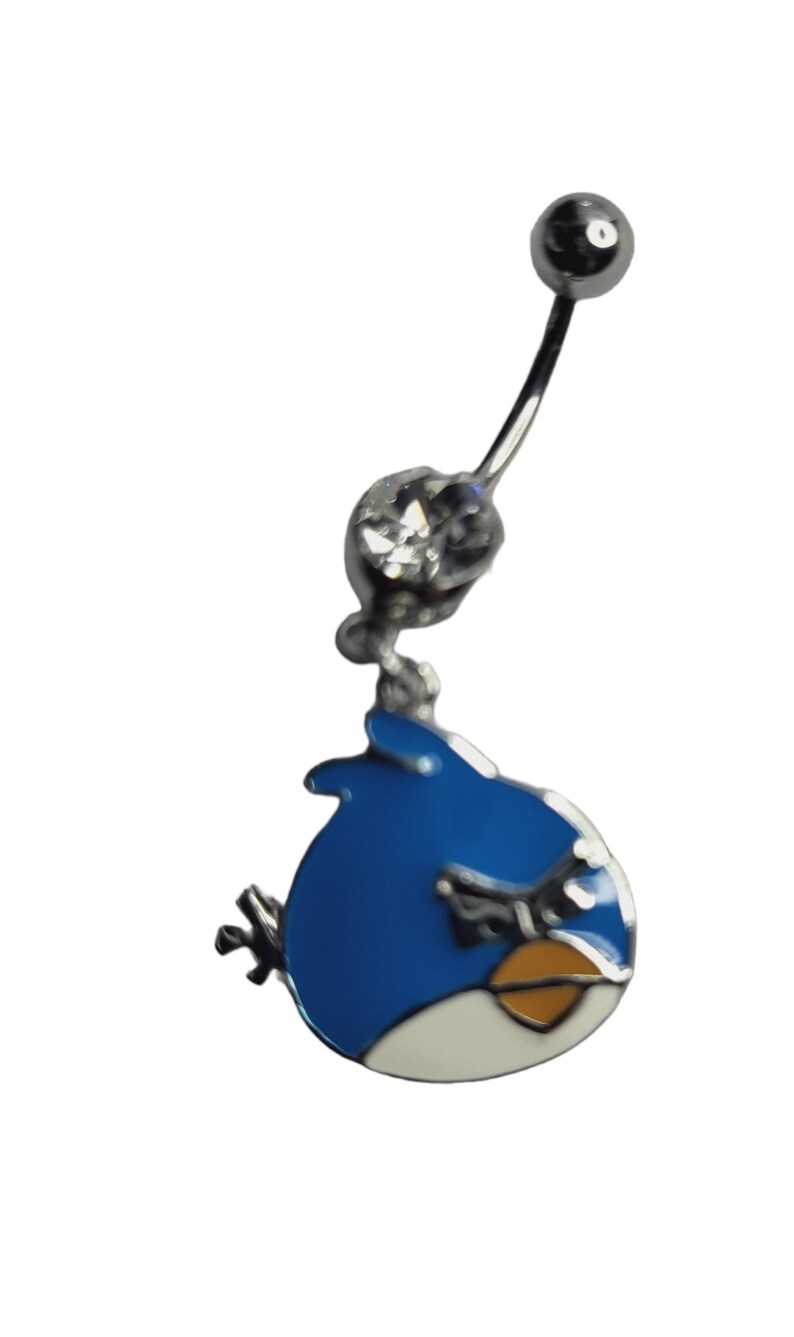 Aesthetic Angry Birds Shape Belly Buttons, Modern Belly Rings for ...