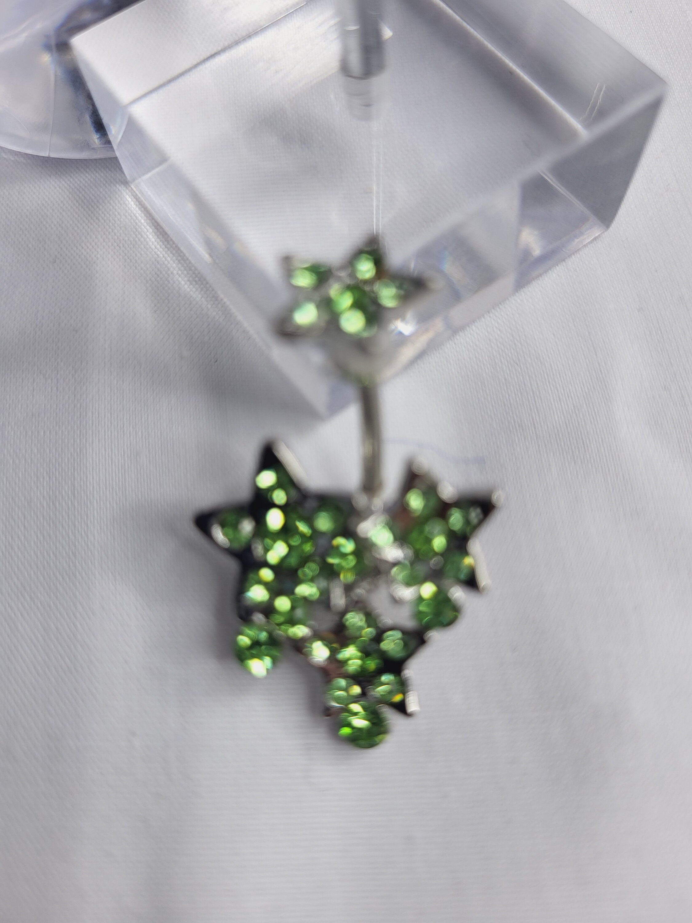Handmade Leaf Shape Belly Button, Surgical Steel Belly Rings, Navel ...