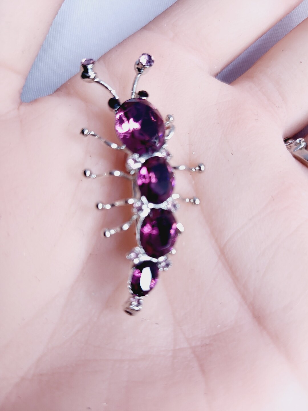 Crystal Bug Design Broach - Etsy