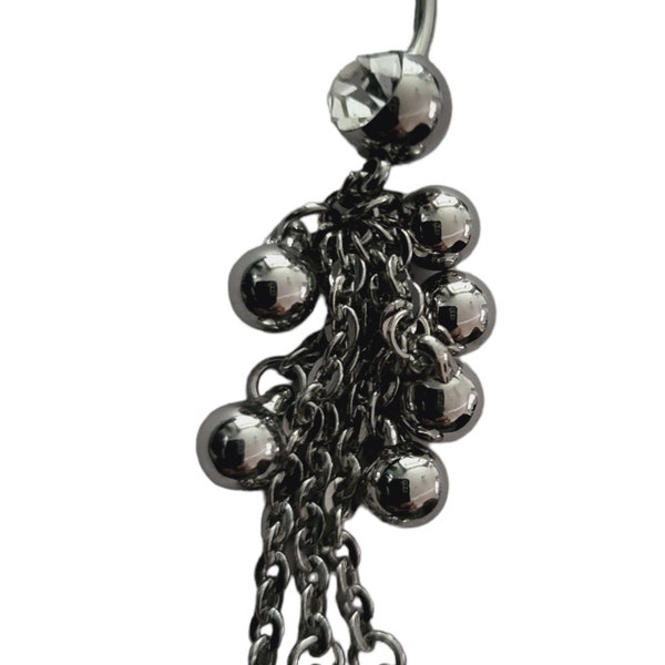 Long Belly Ring - Etsy