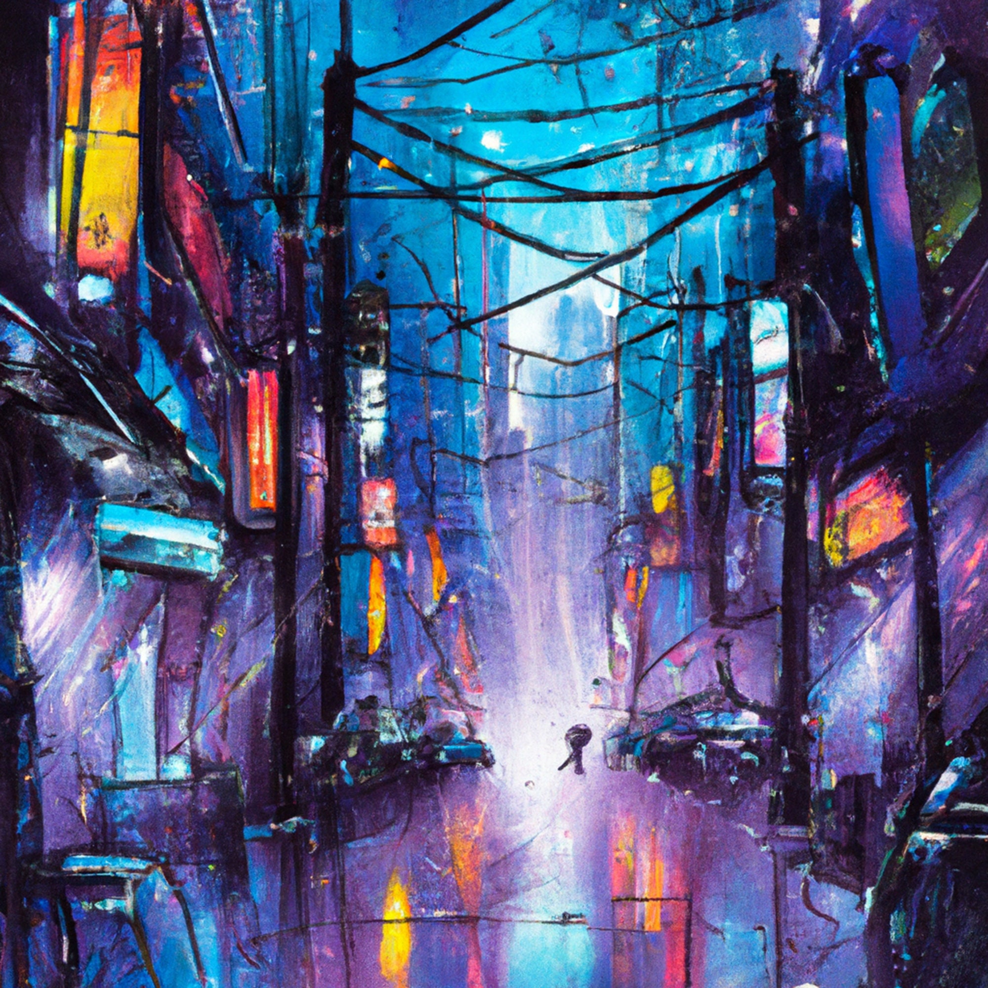 20 Stunning Original Cyberpunk Artworks for Printing [DIGITAL DOWNLOAD ...