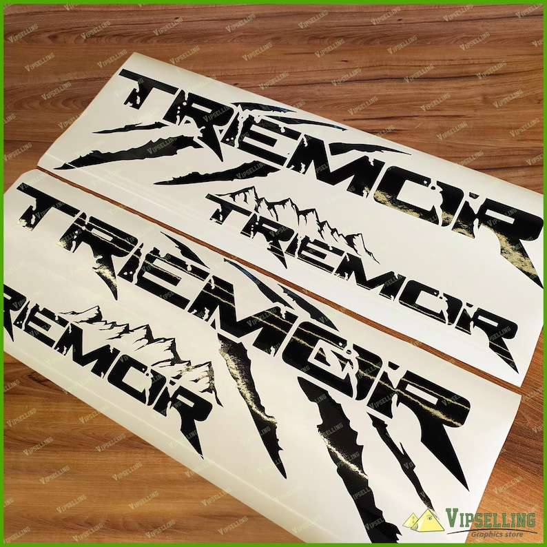 Tremor Stickers F150 F250 Truck Pick up Bed Side Vinyl 2PC High Quality ...