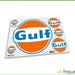 Gulf Logo Decal Vintage Racing Sticker Classic Car Vinyl Decal Retro ...
