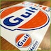 Gulf Logo Decal Vintage Racing Sticker Classic Car Vinyl Decal Retro ...