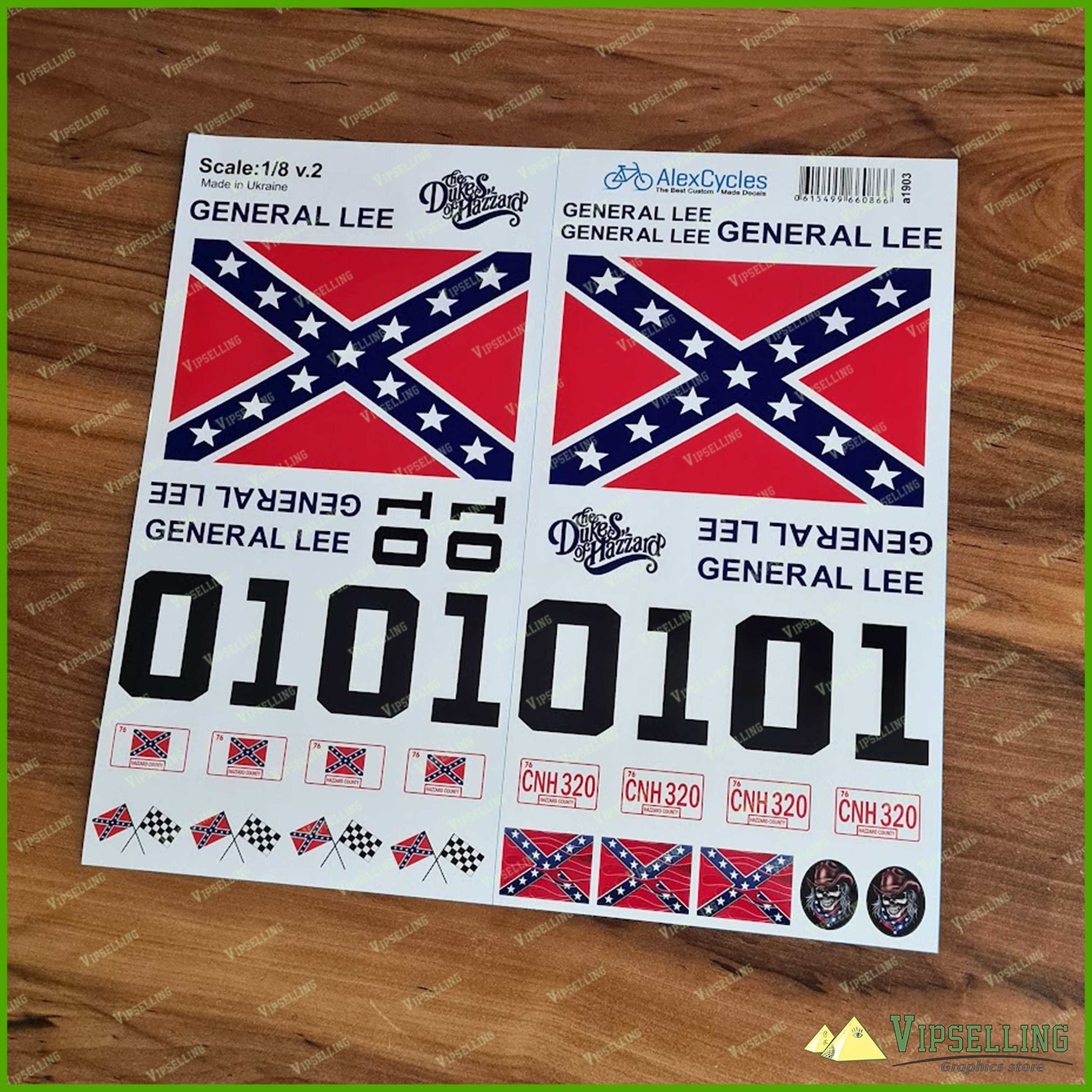 RC Car Tamiya Custom Made General Decals Cut Vinyl Full Kit Set ...