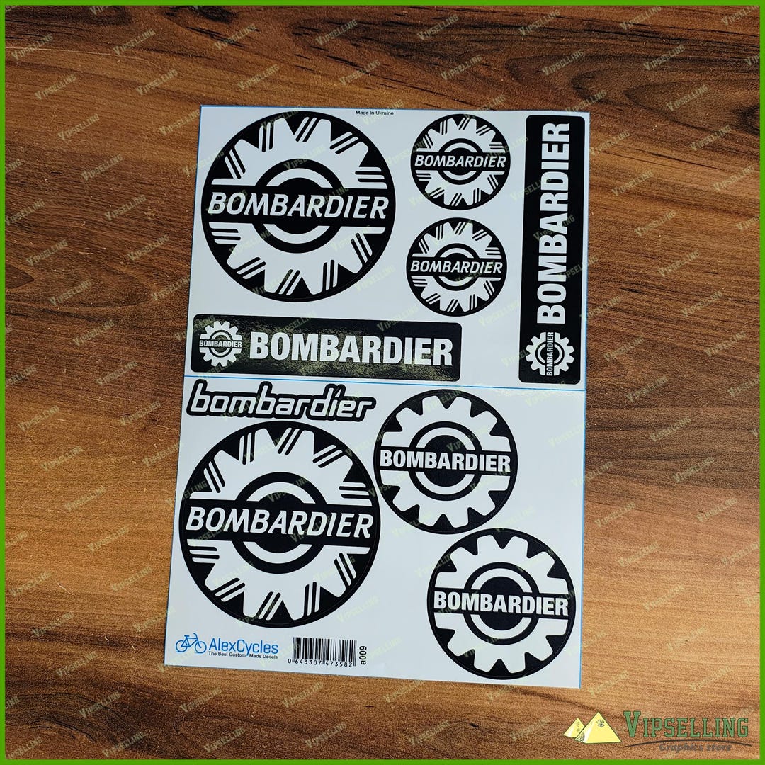 Bombardier Sea Doo Vinyl Decal Sticker Logo Emblem White 4" 101mm High ...