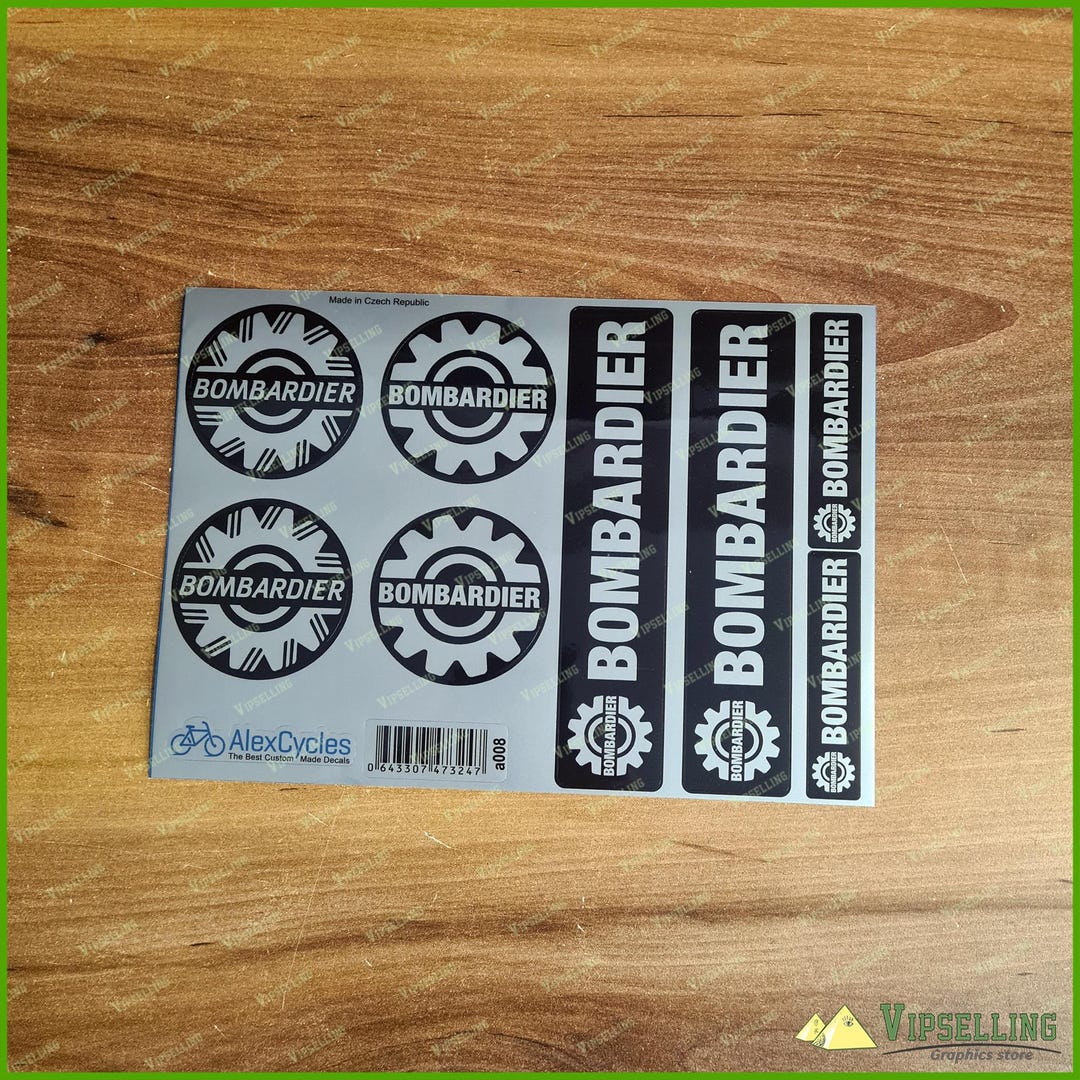 Bombardier Sea Doo Vinyl Decal Sticker Logo Emblem Silver Clear 2" 51mm ...