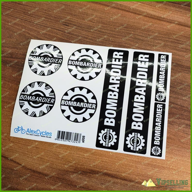 Bombardier Sea Doo Vinyl Decal Sticker Logo Emblem White Clear 2" 51mm ...