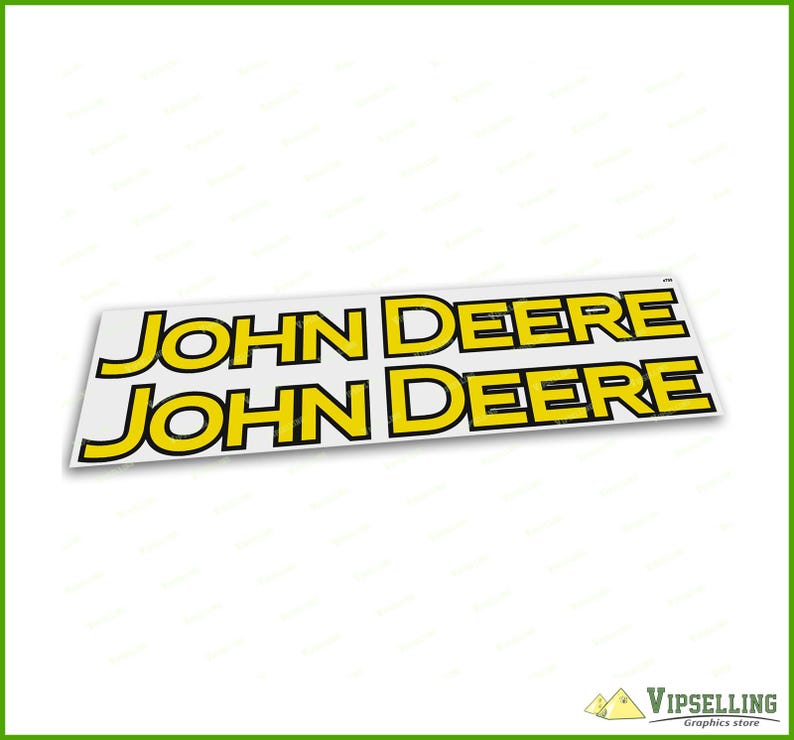 Custom Vinyl Sticker Set Compatible With John Deere Equipment JD5744 ...