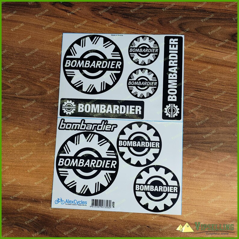 Bombardier Sea Doo Vinyl Decal Sticker Logo Emblem White 4" 101mm High ...