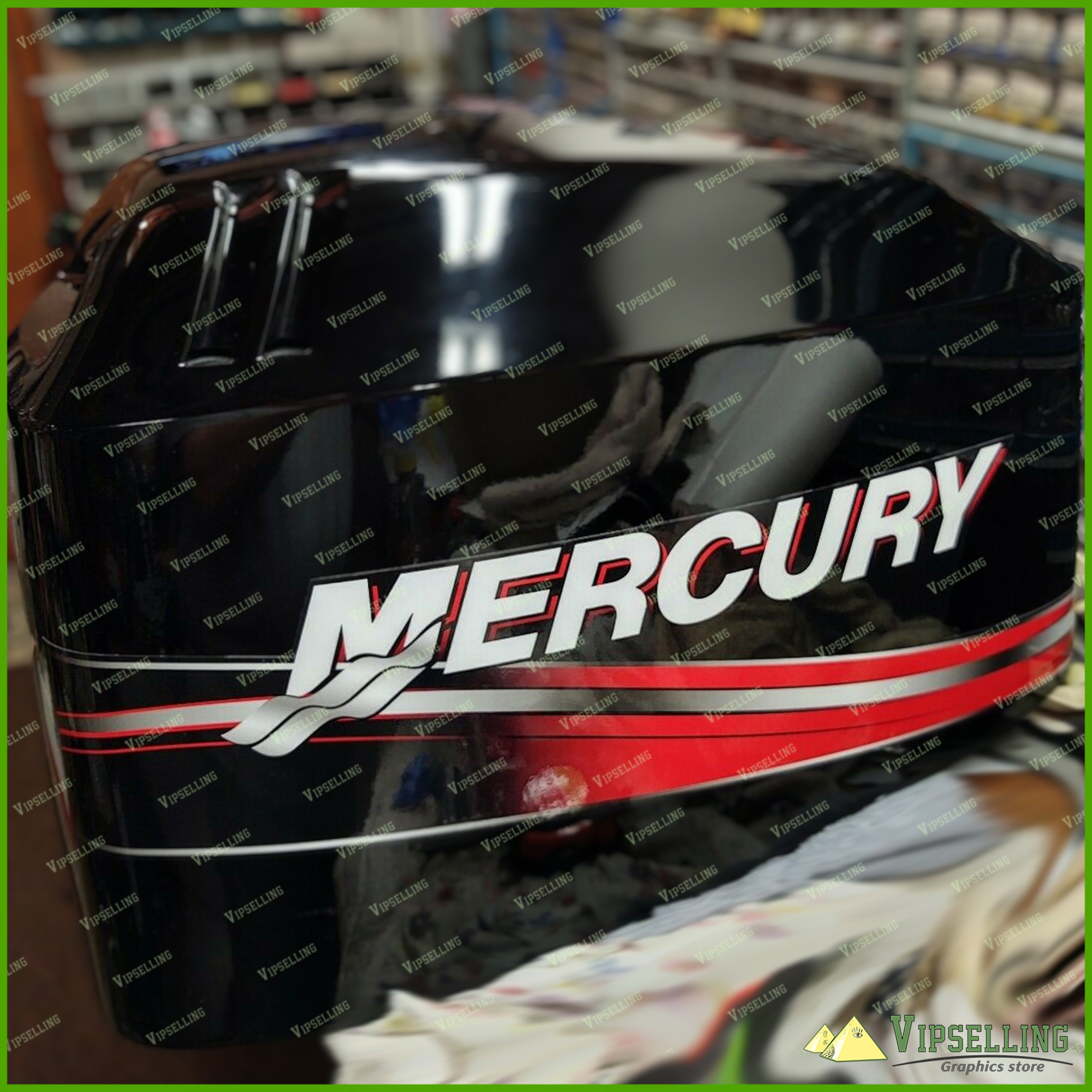 Mercury Elpto 50HP Outboard Motor Decals Stickers Cute High Quality ...
