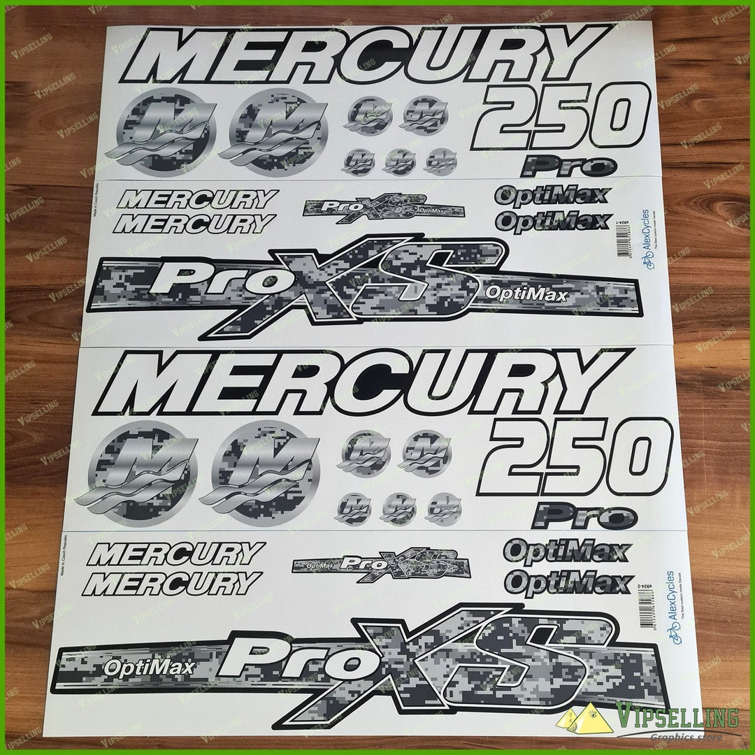 Mercury Optimax Pro XS 115 150 175 200 225 250 300HP Pixel Outboard ...