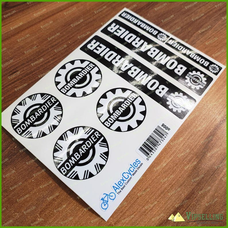 Bombardier Sea Doo Vinyl Decal Sticker Logo Emblem White Clear 2" 51mm ...