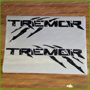 Tremor Stickers F150 F250 Truck Pick up Bed Side Vinyl 2PC High Quality ...