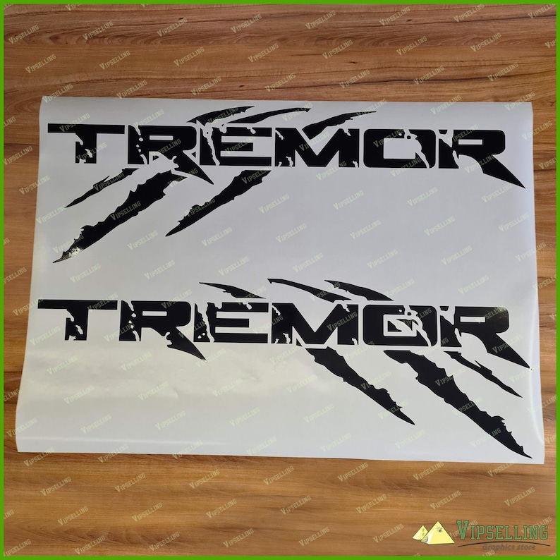 Tremor Stickers F150 F250 Truck Pick up Bed Side Vinyl 2PC High Quality ...