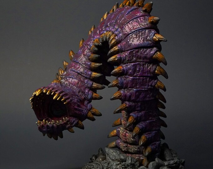 Pro Painted Purple Worm Mini Dungeons and Dragons Wizkids D&D - Etsy