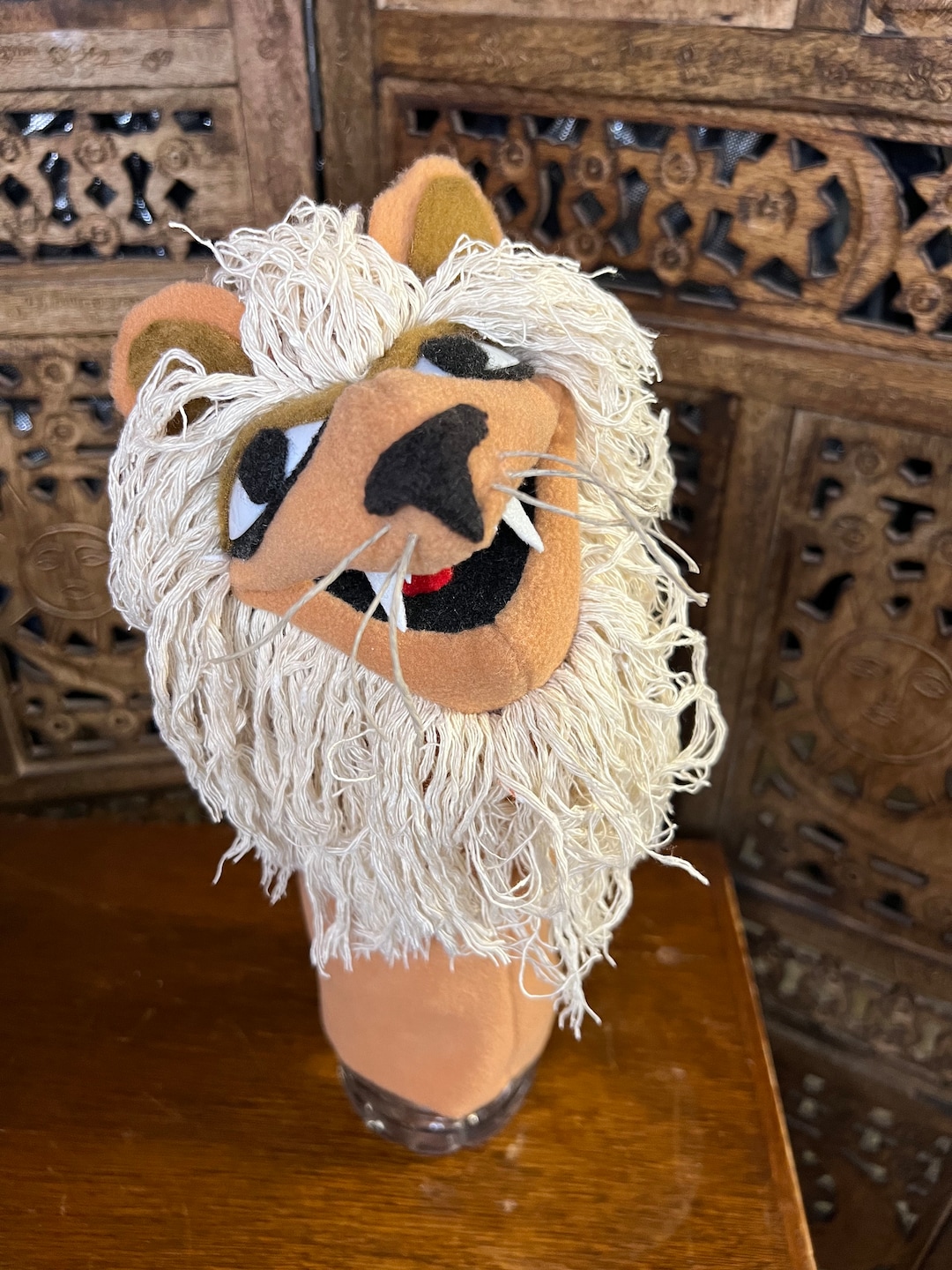 Lounge Lion Hand Puppet - Etsy