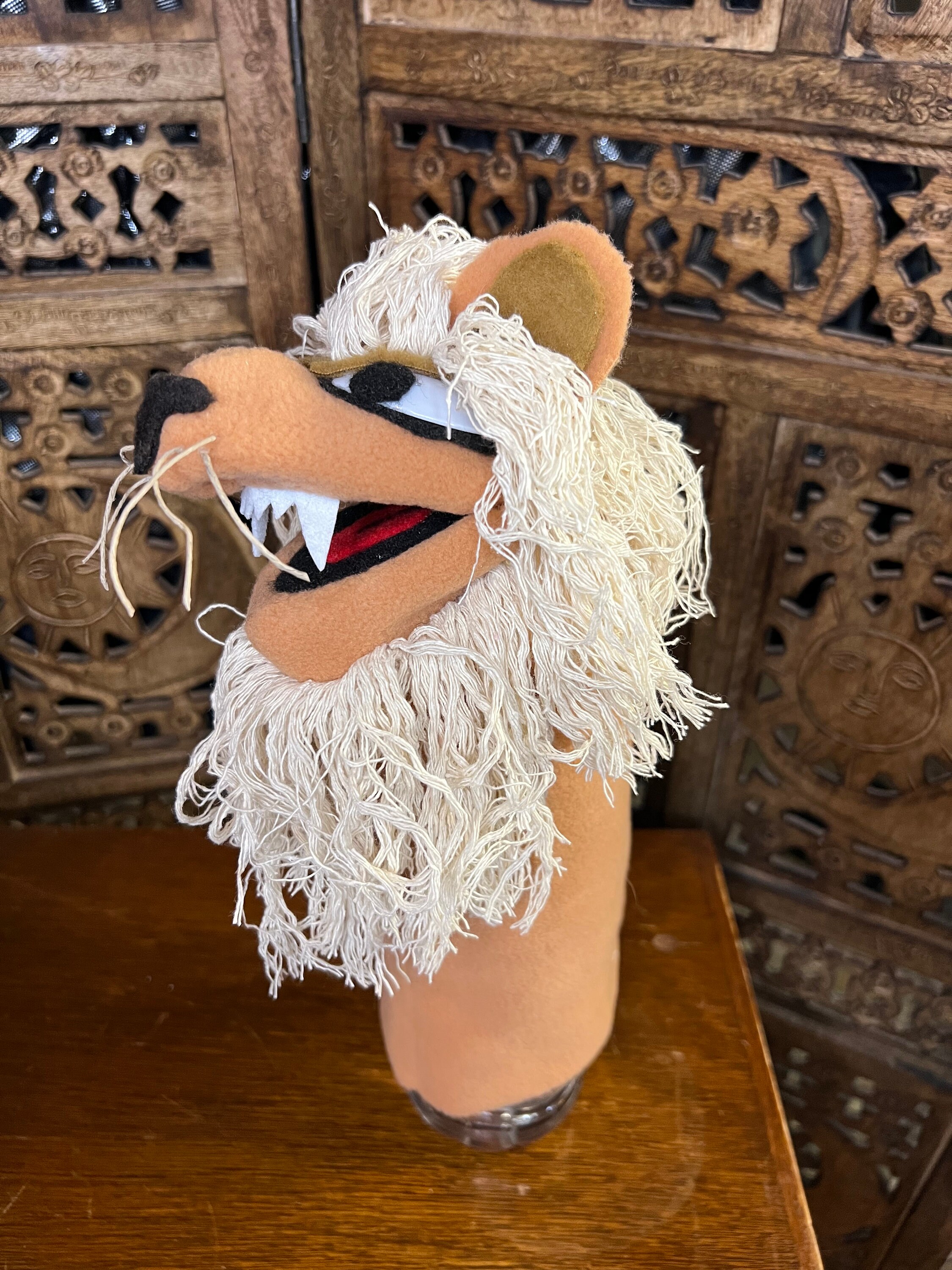 Lounge Lion Hand Puppet - Etsy