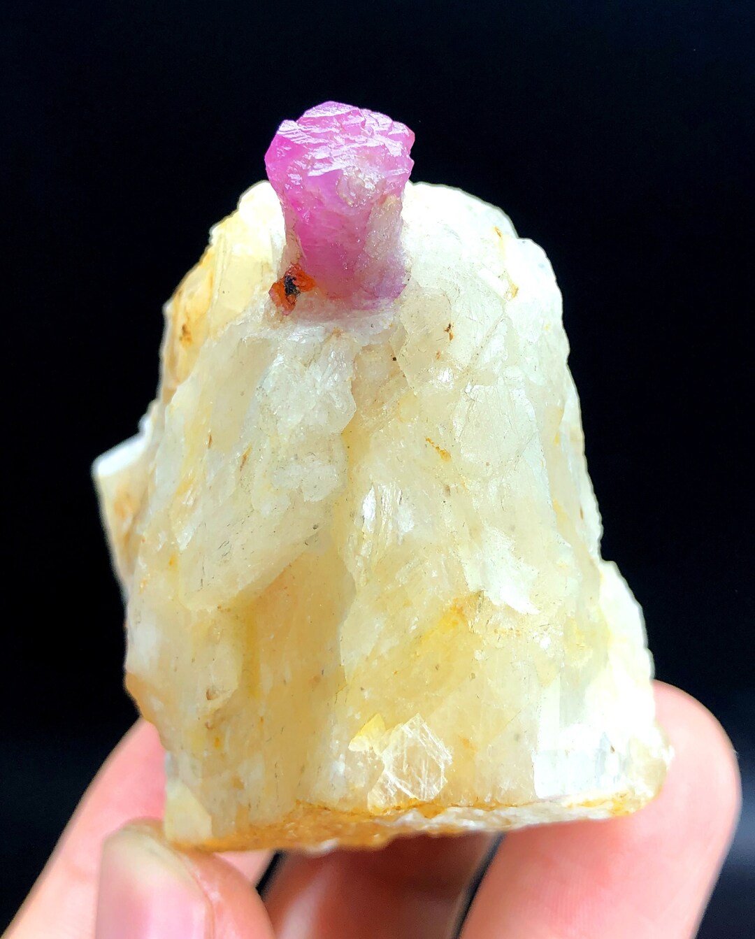 Natural Red Color Ruby on Matrix, Ruby Specimen, Raw Crystal, Mineral ...