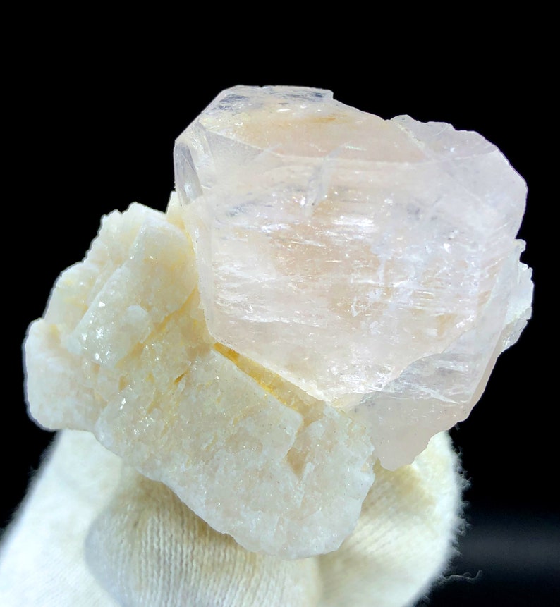 Natural Pink Color Morganite With Feldspar, Mineral Specimen, Morganite ...