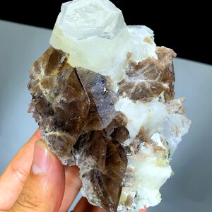 Natural Axinite Cluster With Quartz, Axinite Specimen, Raw Mineral ...