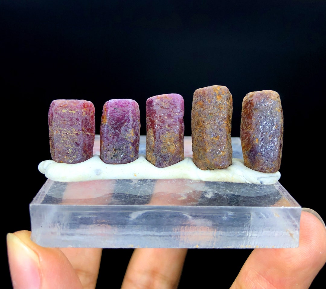 Buy Red Ruby Crystals Lot, Natural Ruby, Ruby Stone, Crystal Specimen ...