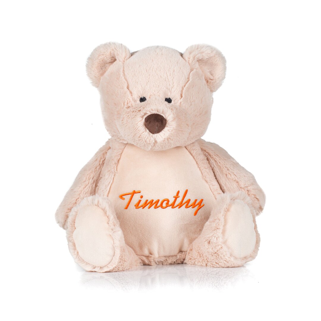 Personalised Teddy Soft Toy, Teddy Bear Toys, Embroidered Teddy Bear ...