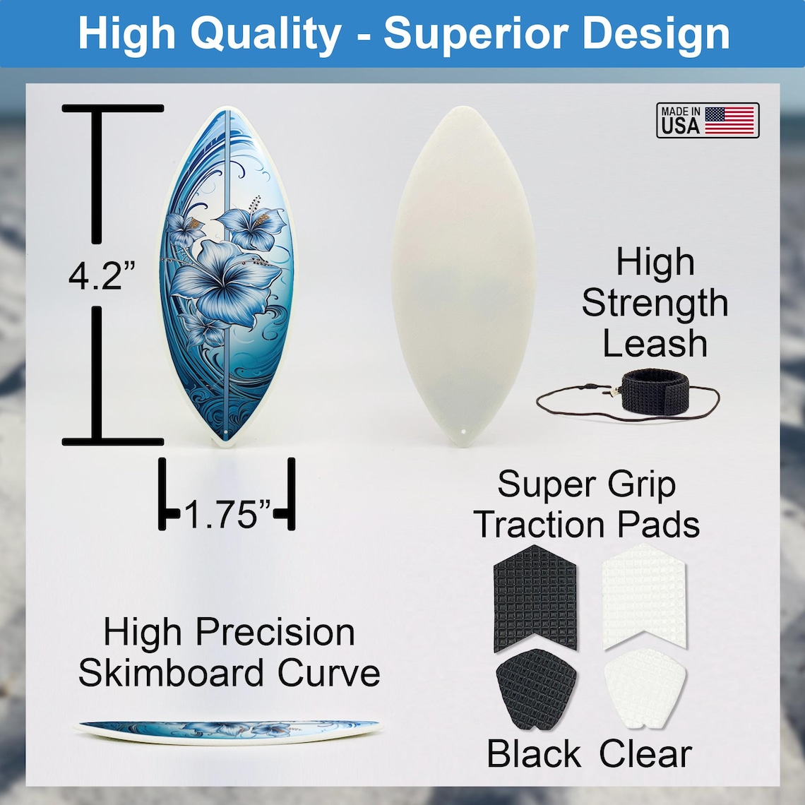 Shaka Minis Finger Skimboard | Finger Surfboard - Skim and Surf the ...