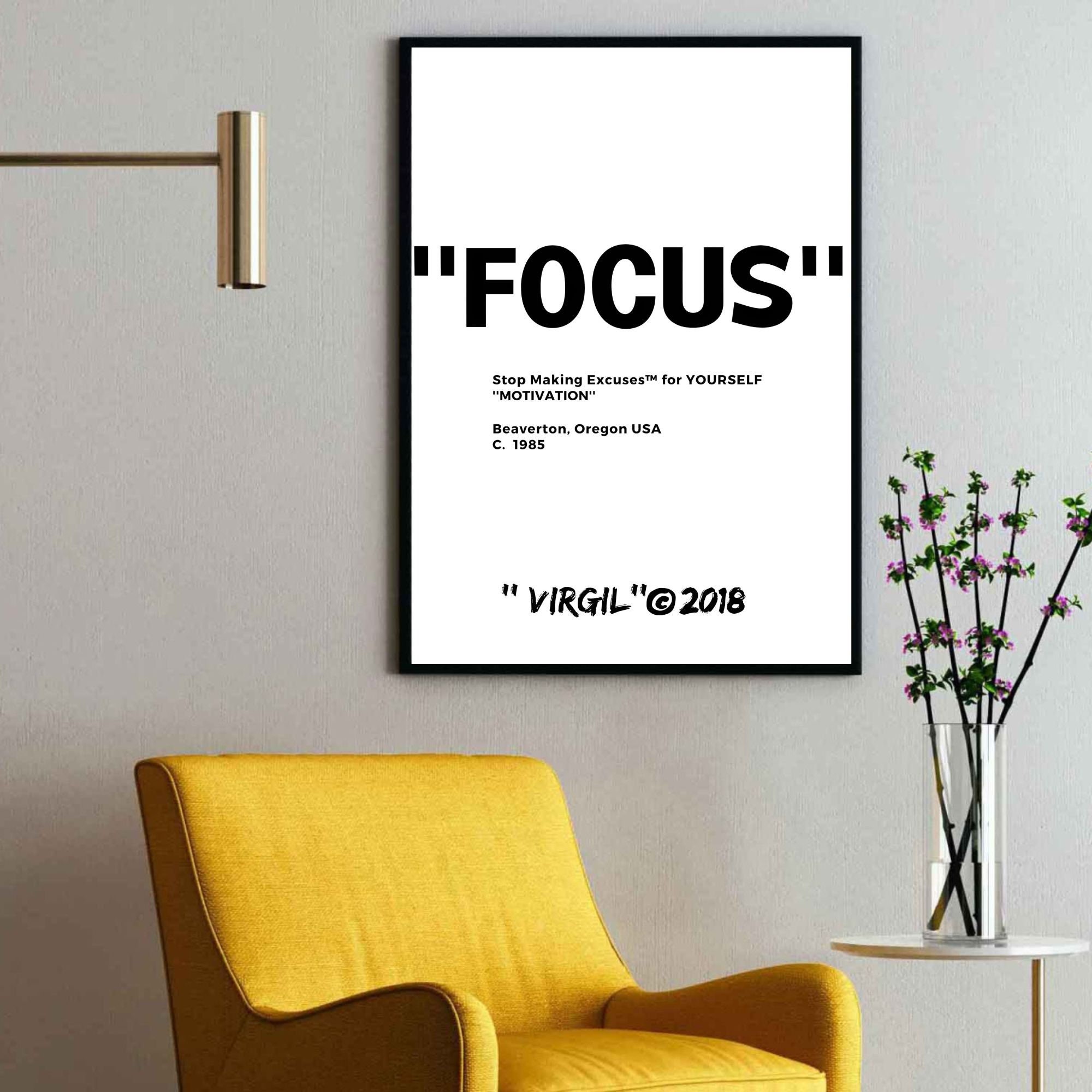 FOCUS Hypebeast Modern Art Hype Quotes Hypebeast Poster Decor Hype ...