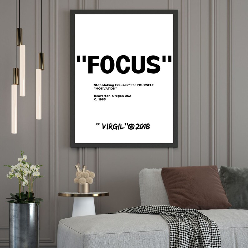 FOCUS Hypebeast Modern Art Hype Quotes Hypebeast Poster Decor Hype ...