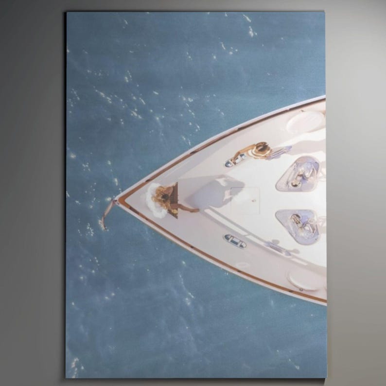 Luxury Yacht Poster Digital Photography Prints Sailing Wall Art Decor ...