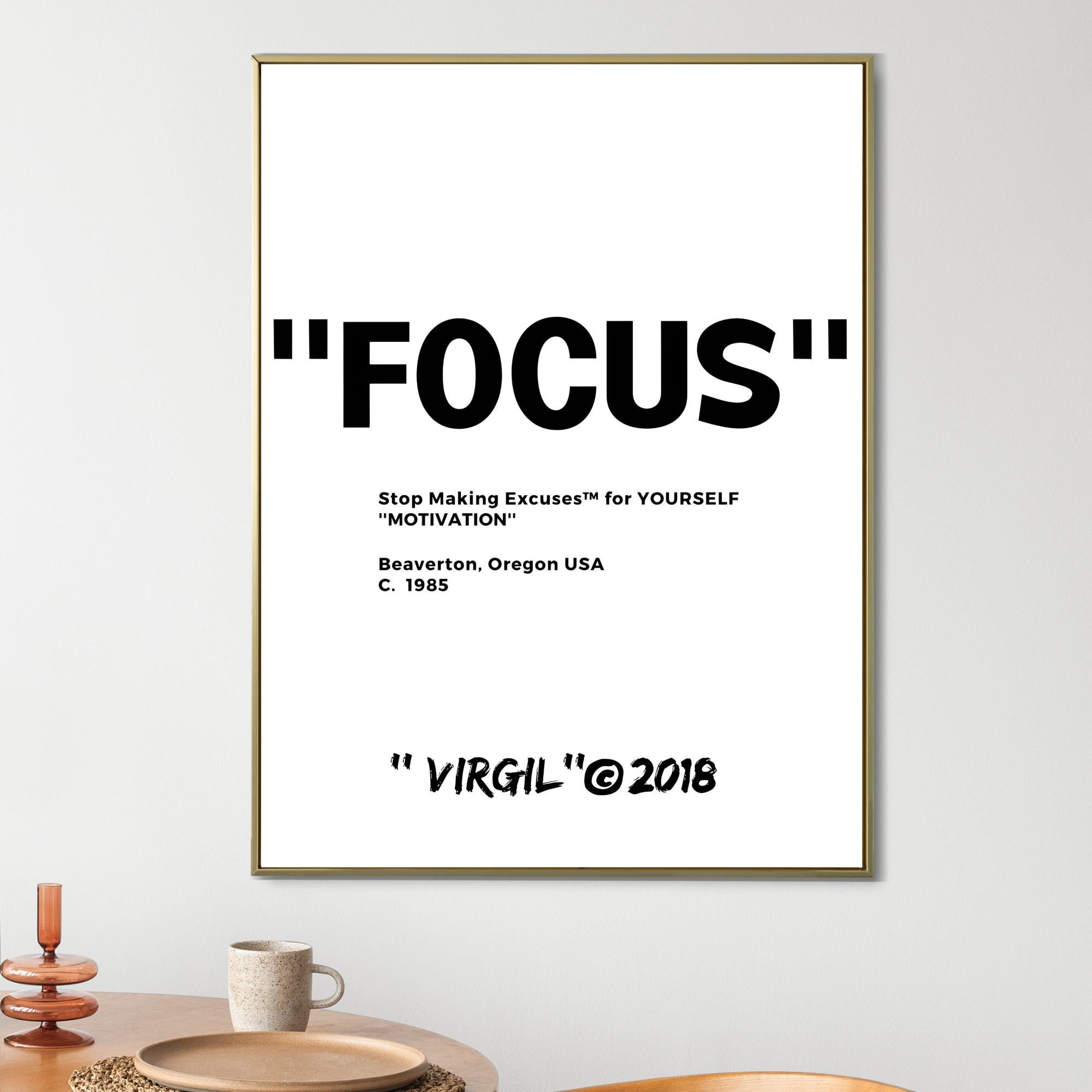 FOCUS Hypebeast Modern Art Hype Quotes Hypebeast Poster Decor Hype ...