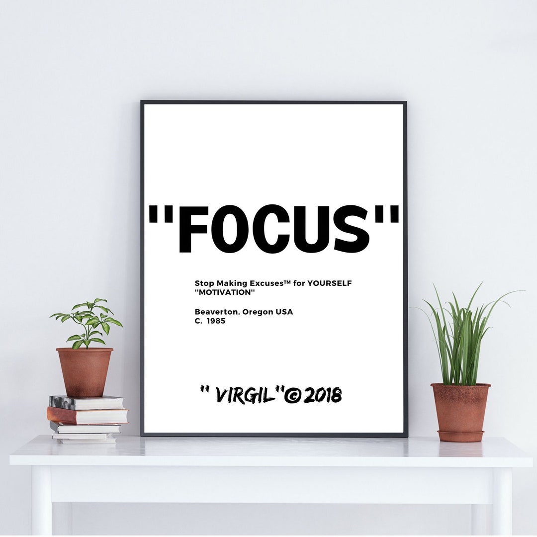 FOCUS Hypebeast Modern Art Hype Quotes Hypebeast Poster Decor Hype ...