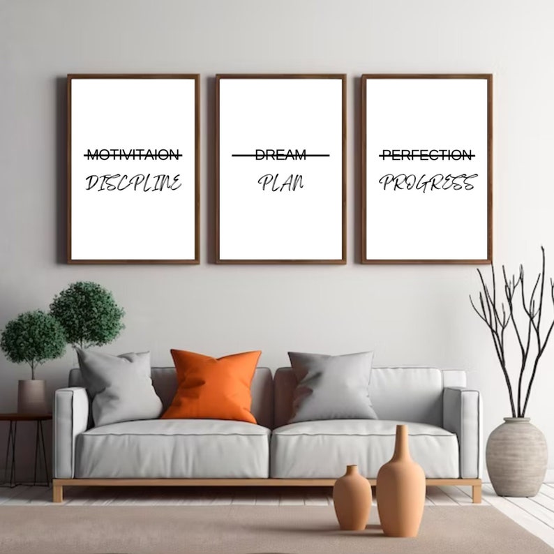 3 Printable Motivational Posters Bundle, Positive Mindset Posters ...