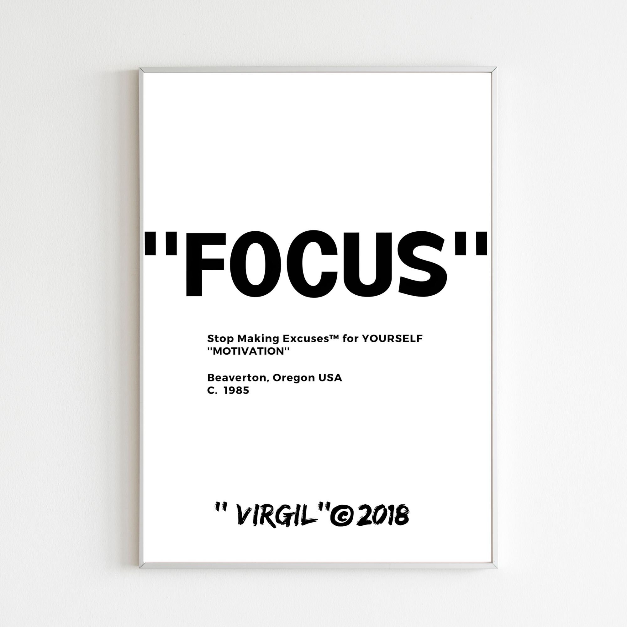 FOCUS Hypebeast Modern Art Hype Quotes Hypebeast Poster Decor Hype ...