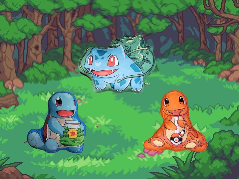 Custom Pokémon Imagination Parody Plush | Squirtle | Charmander ...