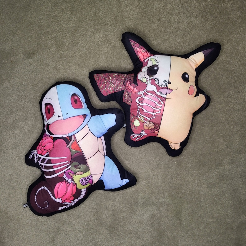 Custom Pokemon Imagination Dark Anatomy Pillow | Valentine's Day ...
