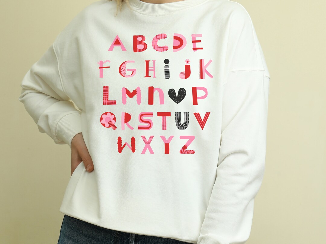 ABC I Love You PNG, Retro Alphabet I Love You, Hugs and Kisses Clipart ...