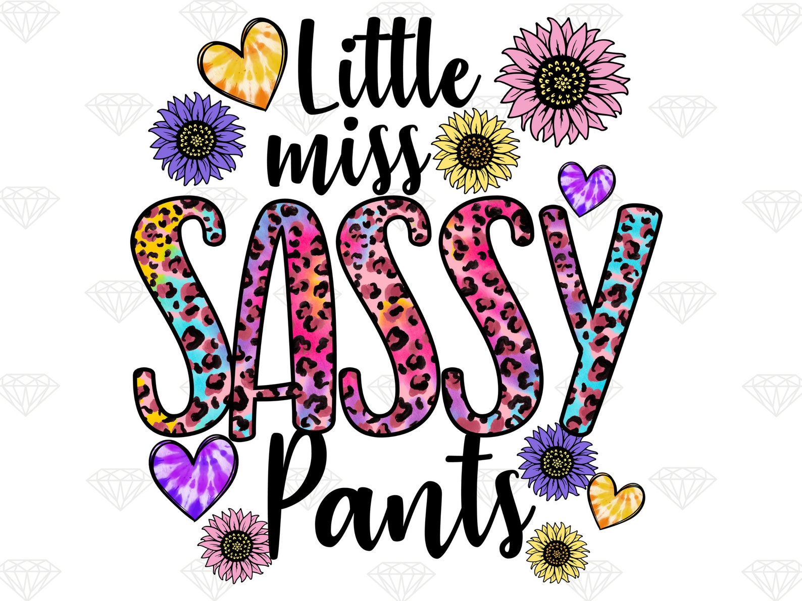 Groovy Sassy Little Things Png, Retro Little Miss Sassy Pants Png ...