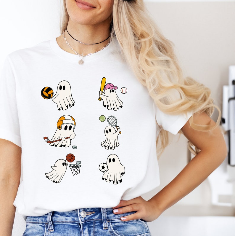 Specials Sport Halloween Shirt, Cute Ghost Halloween T-shirt, Sport ...
