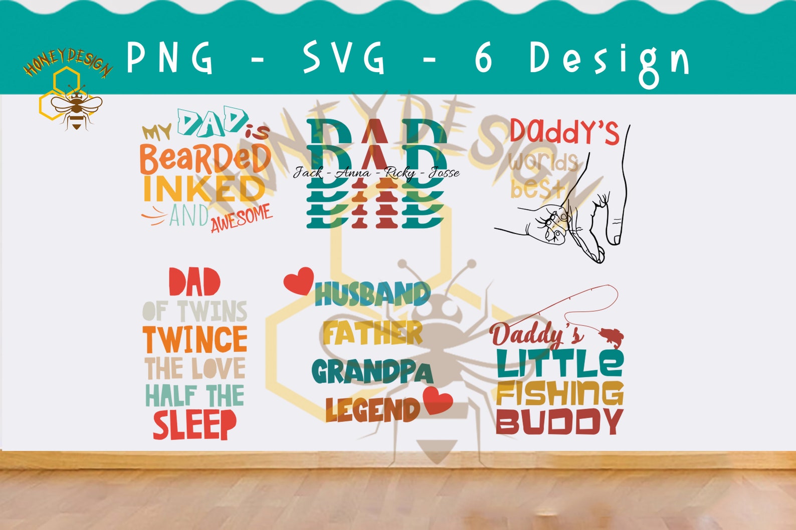 Retro Dad SVG Bundle, Dad Bundle Svg, Father's Day Svg, Funny Dad Svg ...