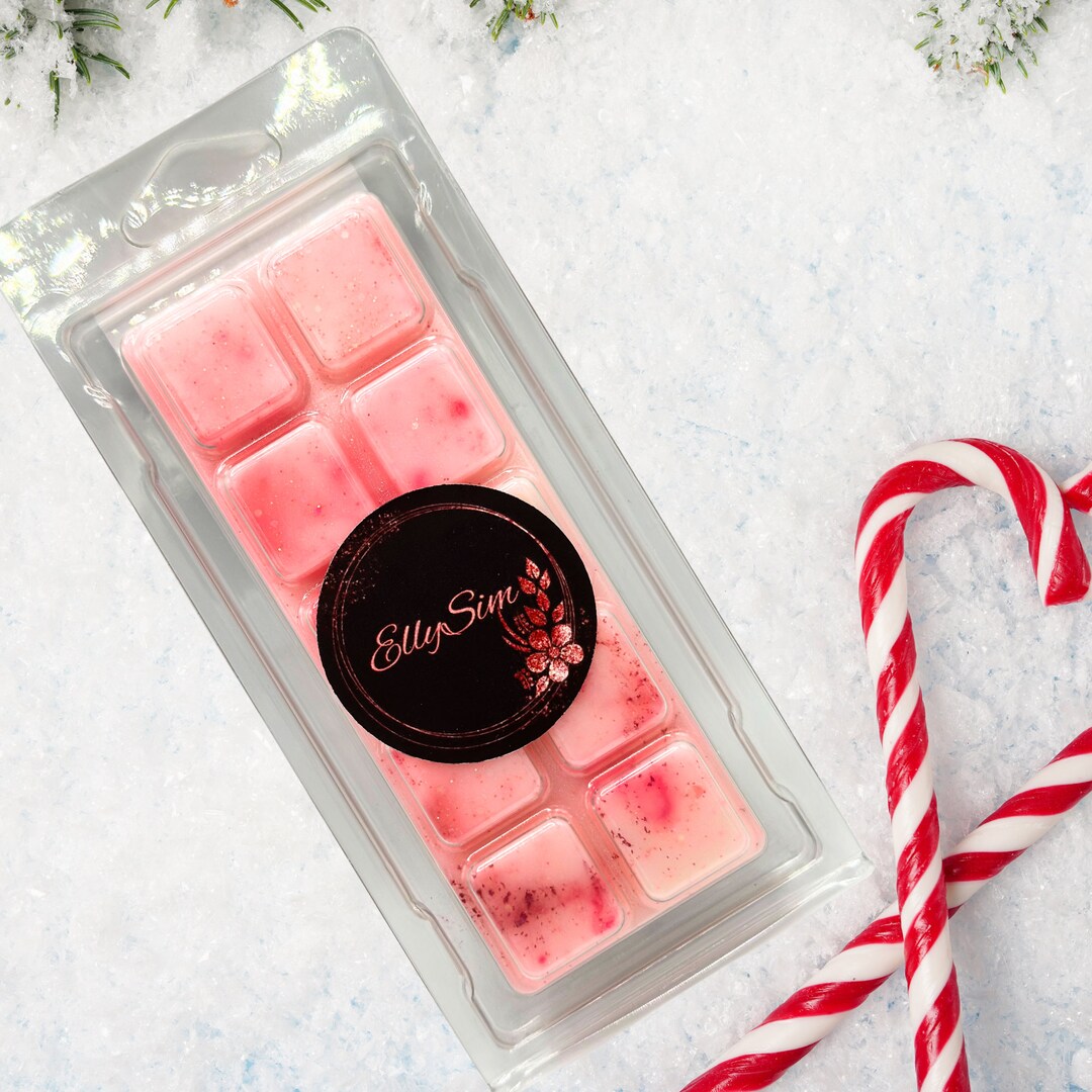 Candy Cane Scented Eco Soy Wax Melt Snap Bar 50gr. - Etsy UK